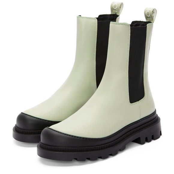 Loewe | Shoes | Loewe Lug Sole Chelsea Boot Women Pale Celadon Eu 39 ...